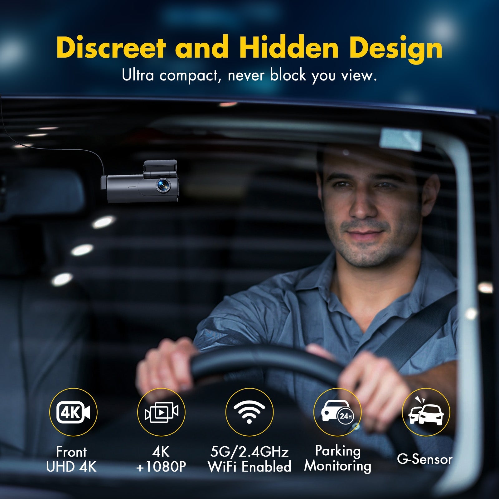 GKU D600 4K/2.5K WiFi Dash Cam – gkutech