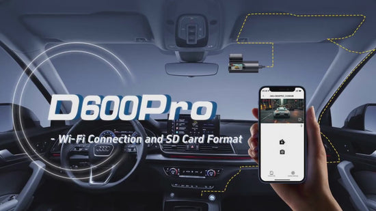 GKU D600 Pro 4K Dash Cam Front and Rear, 5GHz WiFi GPS, 1.5” IPS Mini ...